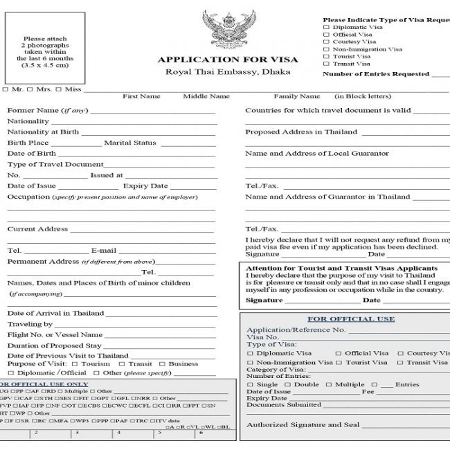 Thailand VISA Apply - Make A Wish